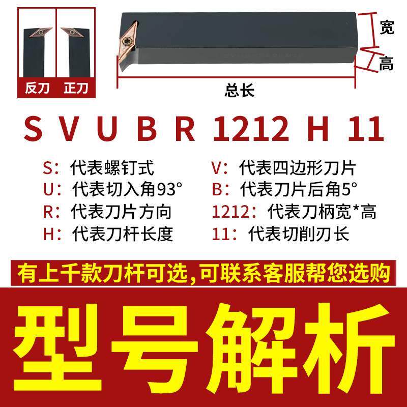 数控车床刀具95度外圆车刀杆SVUBR：精准与耐用的机械艺术_桌游配件_淘宝游戏网