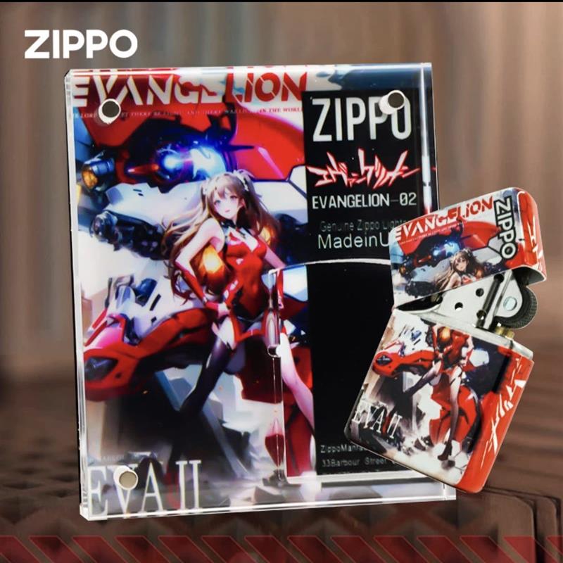 ZIPPO正品3D覆膜侵染EVA夜光聯名款防風煤油火機模型禮盒套組-Taobao