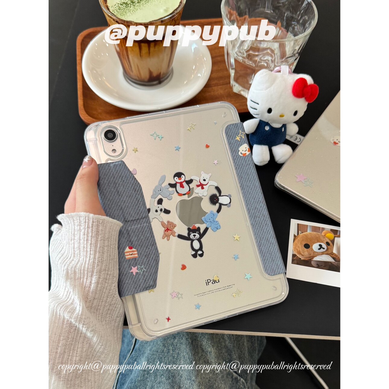 Puppypub~牛仔玩偶 Jellycat平板壳：给你的iPad Pro 2024/Pro 11寸/Air 4/5/6/MINI 6/7一个温暖的拥抱！-平板电脑保护套-淘宝好物网