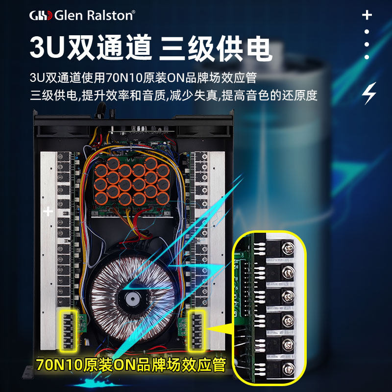 GLSD格伦士顿功放机：专业级音效，让你在家也能享受演唱会级别的震撼！-功放-淘宝好物网