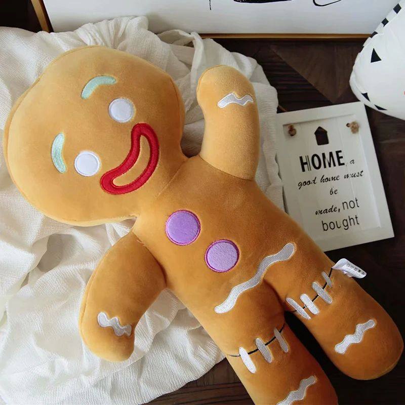 Gingerbread man Plush Toy Biscuit Peluche Stuffed Cookie Sof