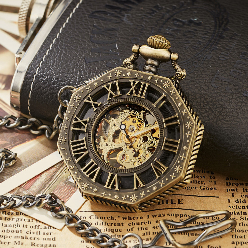 Nostalgic retro pocket watch - classic cut out design, a must-have ...