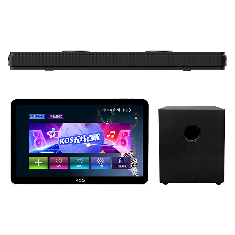 和音元视KS100家庭K歌回音壁卡拉ok音响影院ktv家用点歌一体机