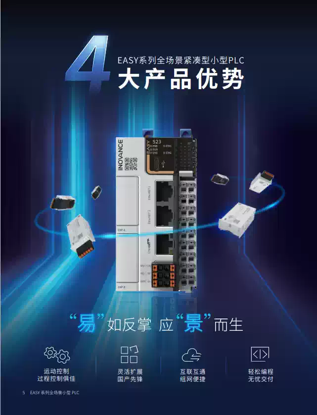 汇川GL20系列耦合器模块GL20-RTU-PN/ECT32/ECT/EIP/通信接口模块