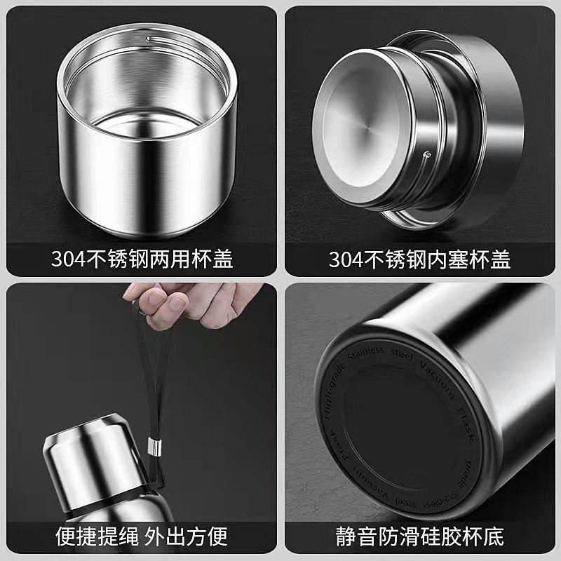 高端真空304不鏽鋼保溫杯全鋼無塑料男女大容量加厚雙層泡茶杯子-Taobao