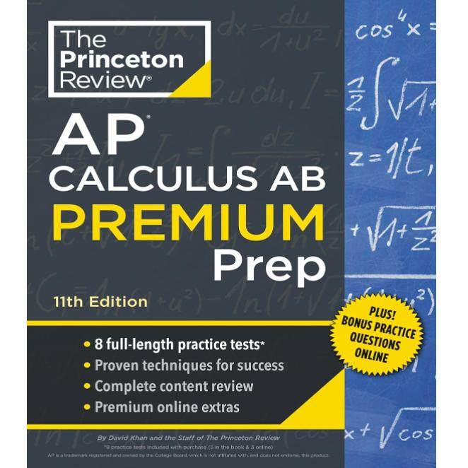 🎓揭秘2025年普林斯顿微积分AB备考神器！Princeton Review AP Calculus AB 11th 让你轻松拿高分！🚀-考试 ...