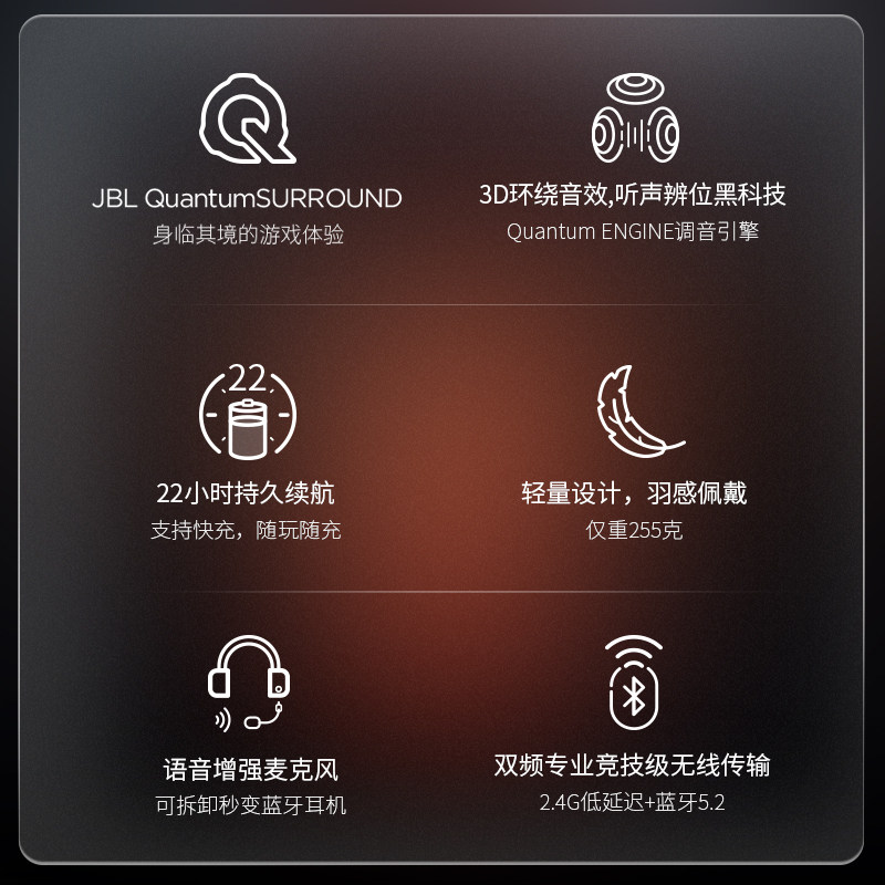 JBL量子风暴Q360，游戏耳机界的“声控大师”？🚀-无线游戏耳机-淘宝好物网