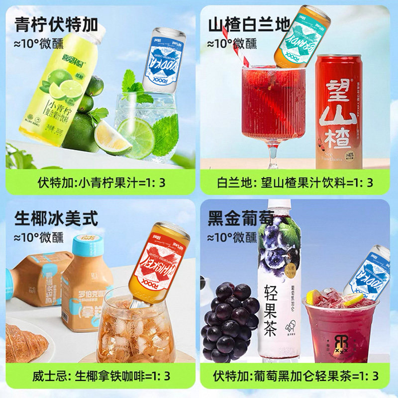 RXXX便利店调酒小酒版套装，打造属于你的移动酒吧-DIY-淘宝好物网