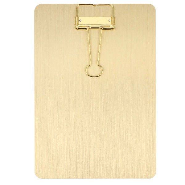 A5 Paper Clipboard Stainless Steel Writing Pad Holder