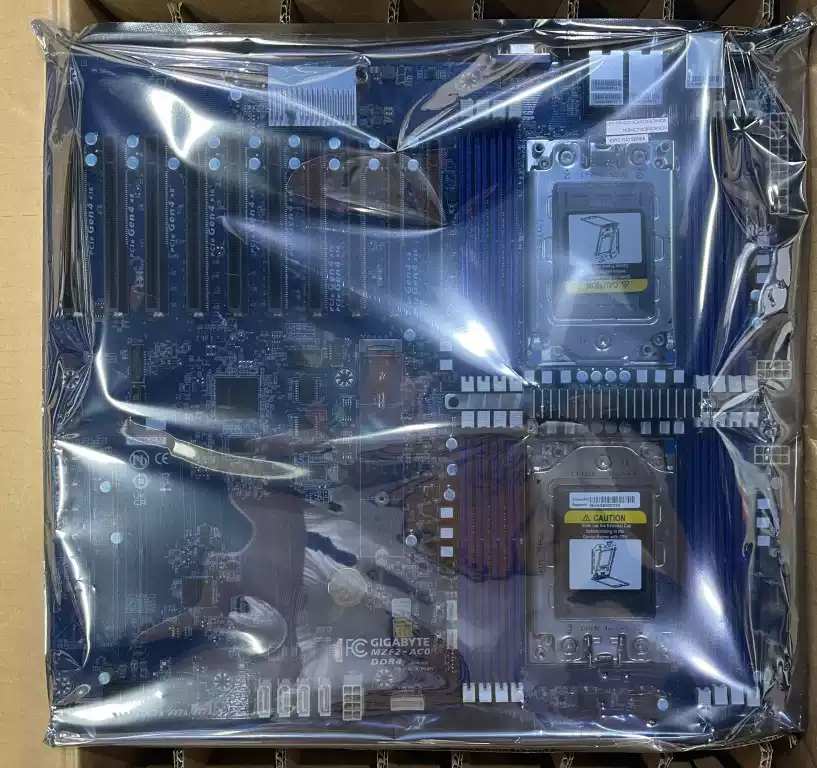 技嘉MZF2-AC0 双路服务器主板 支持10PCIe 万兆网口 16DIMM 4通道