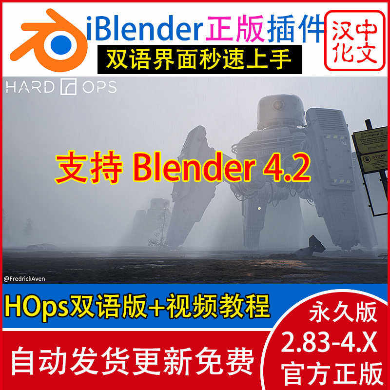 Blender插件 Hard Ops 988.74 硬表面建模工具利器 HardOps HOps