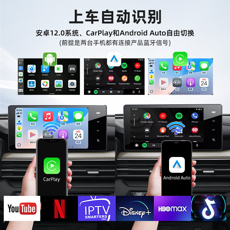 CarLinkKit汽车CarPlay转安卓智能车盒，手机互联车载导航行车记录仪，让你的驾驶更智能！-智能出行-淘宝好物网