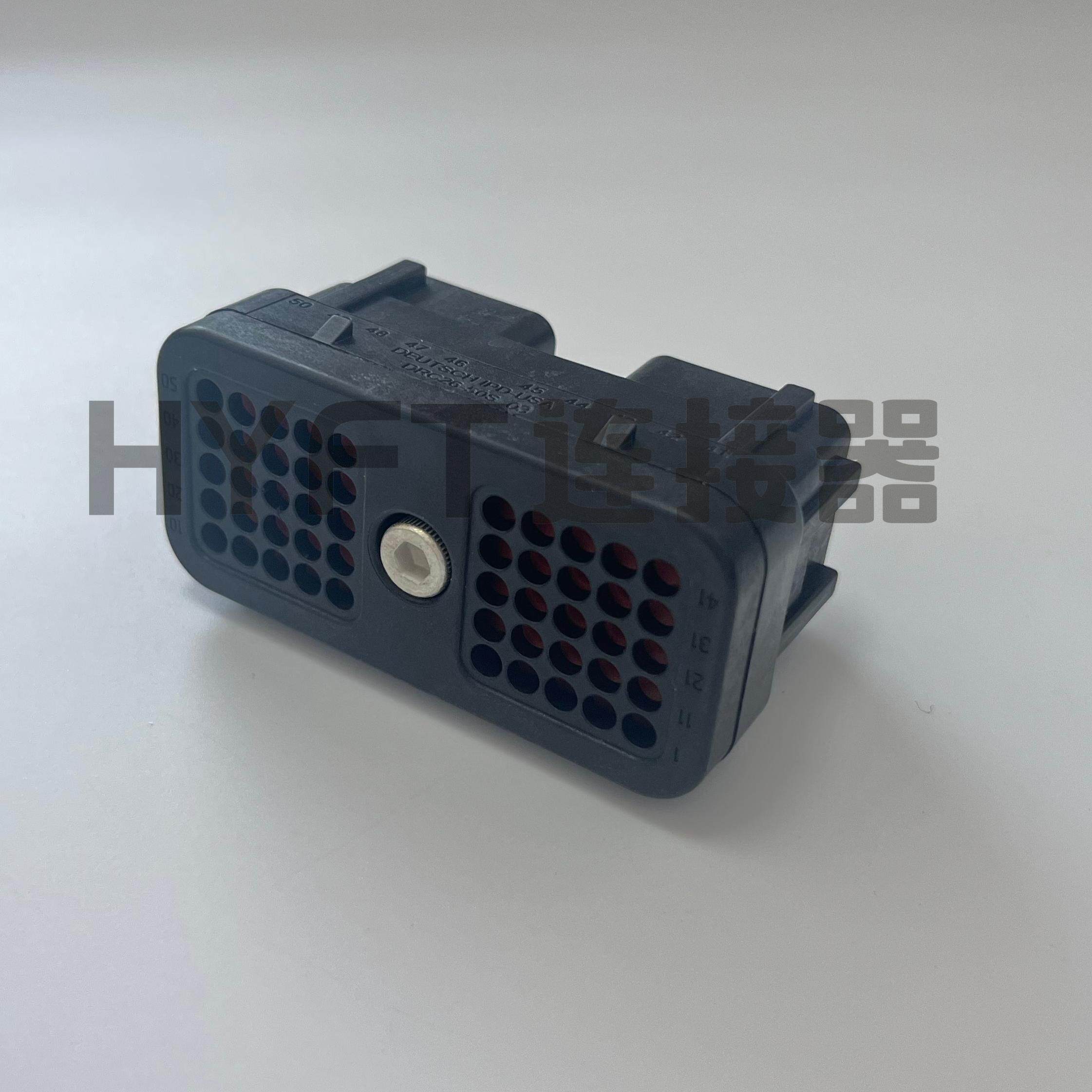 德驰DRC26-50S系列50针连接器：工业级端子系统的真实结构解析_连接器_淘宝数码网