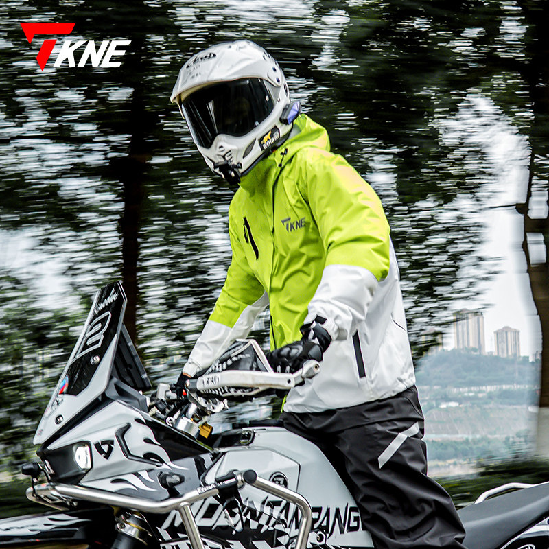 TKNE摩托车雨衣分体套装：风雨无阻，畅享自由骑行！-摩托车雨衣-淘宝好物网
