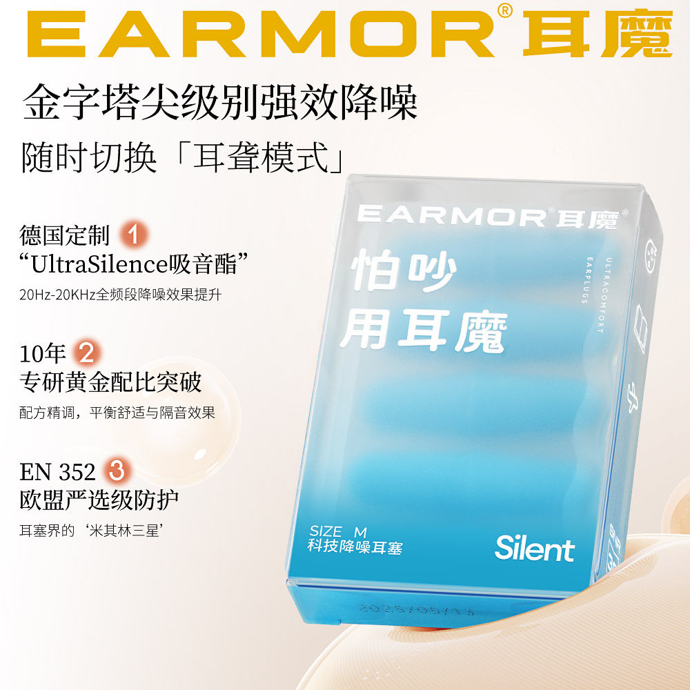 EARMOR耳魔C06：睡觉专用的降噪神器，让你一夜好眠的秘密武器！-防护耳罩-淘宝百科网