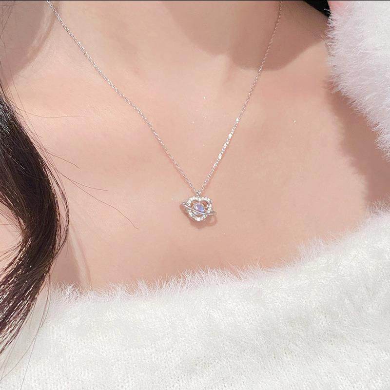 2025爆款S925纯银爱心项链｜轻奢小众高级感神级配饰，送女友/闺蜜生日礼物闭眼入！-项链-淘宝好物网