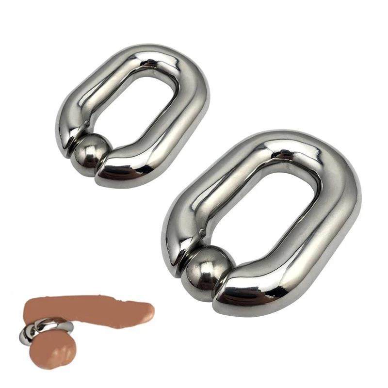 極致體驗，感官升級 RH Male Heavy Duty BDSM Stainless steel Ball Scrotum Stretch ...