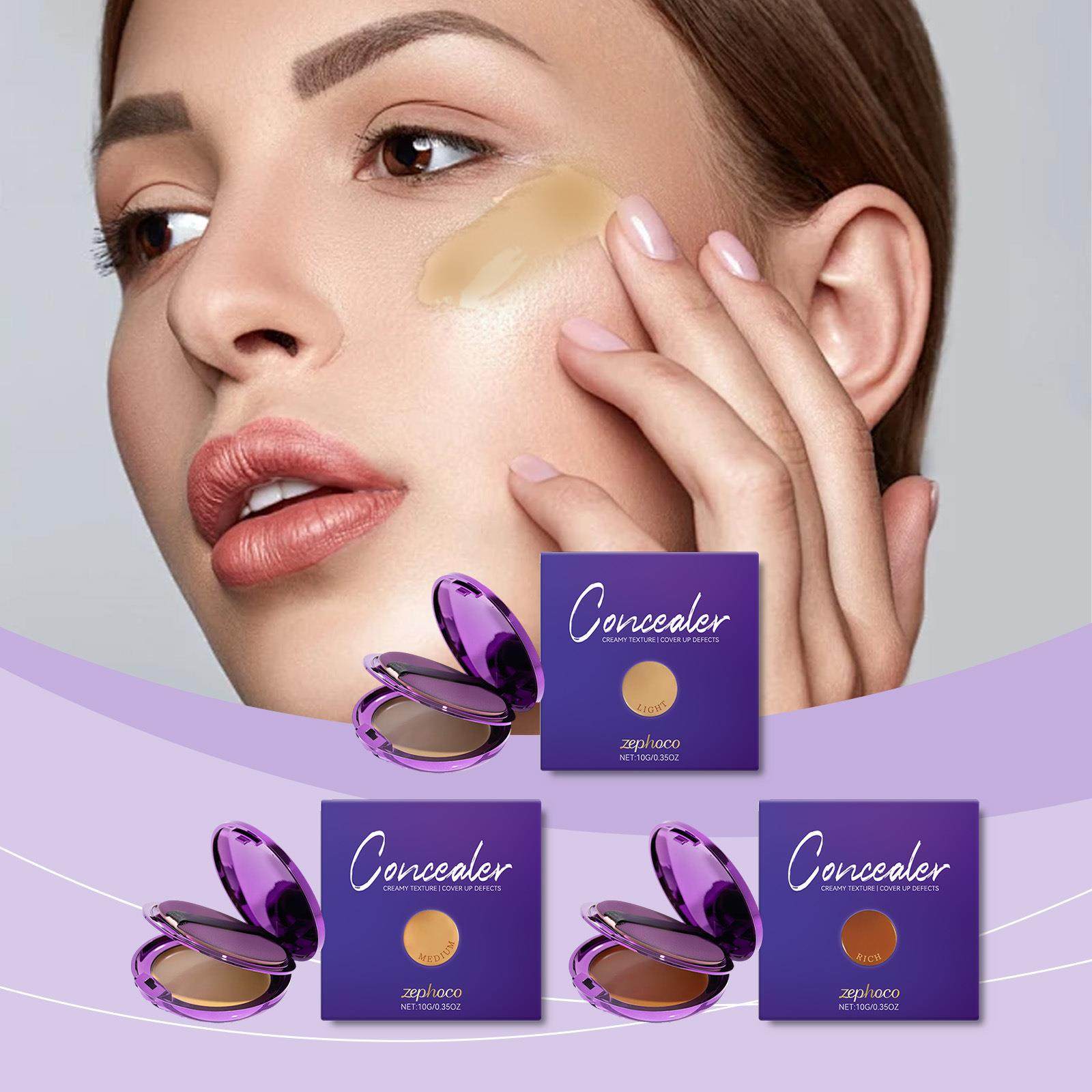 当光影遇见肌肤：Evanesce Soft Matte Cream Concealer遮瑕盘的温柔叙事_唇彩_淘宝美妆网