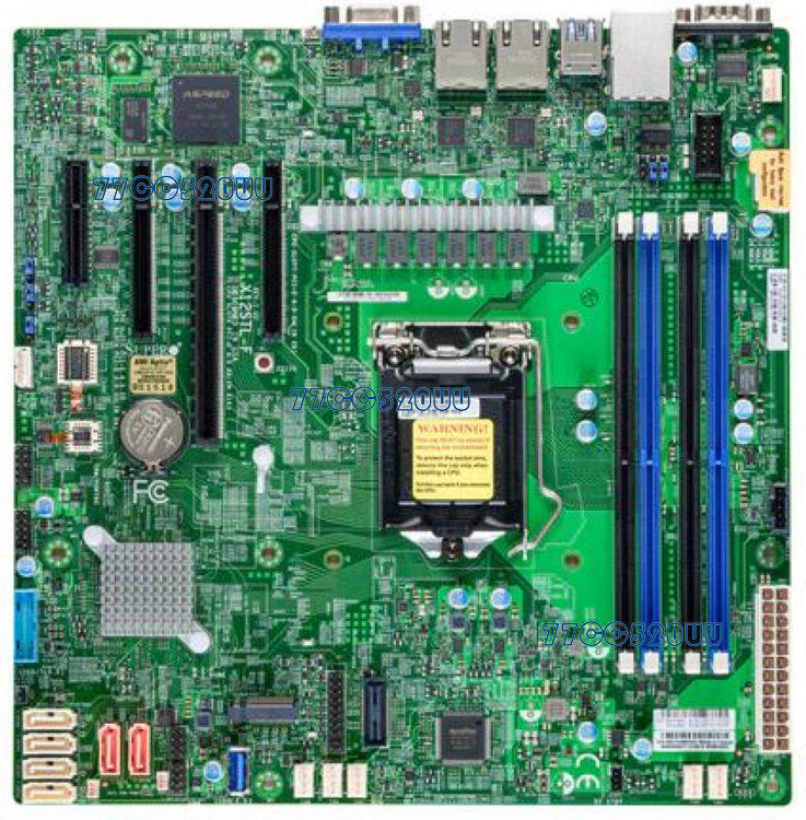 超微 X12STL-F C252芯片組 10代酷睿+Xeon E-2300 單路伺服器主板