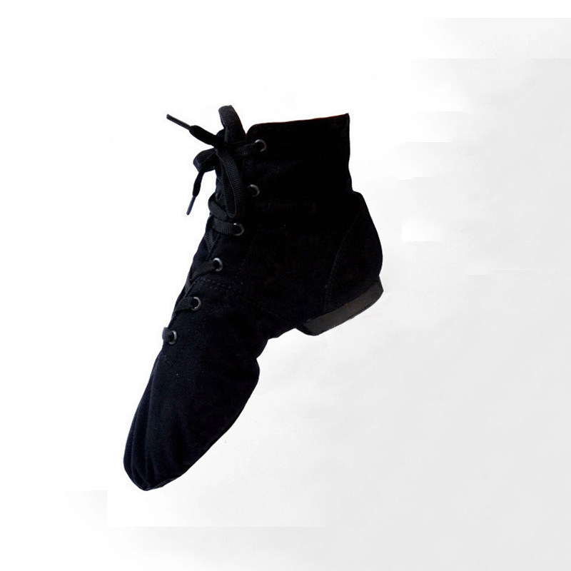 Купить Обувь для джаза 舞之恋爵士舞鞋帆布半高帆布爵士靴女鞋专业品质练功舞鞋舞蹈芭蕾 Dance xu0500 в ...