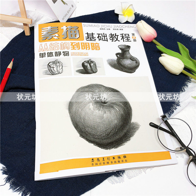 [USD 5.93] Genuine Sketch Basics Tutorial Book 2 Single Still Life ...