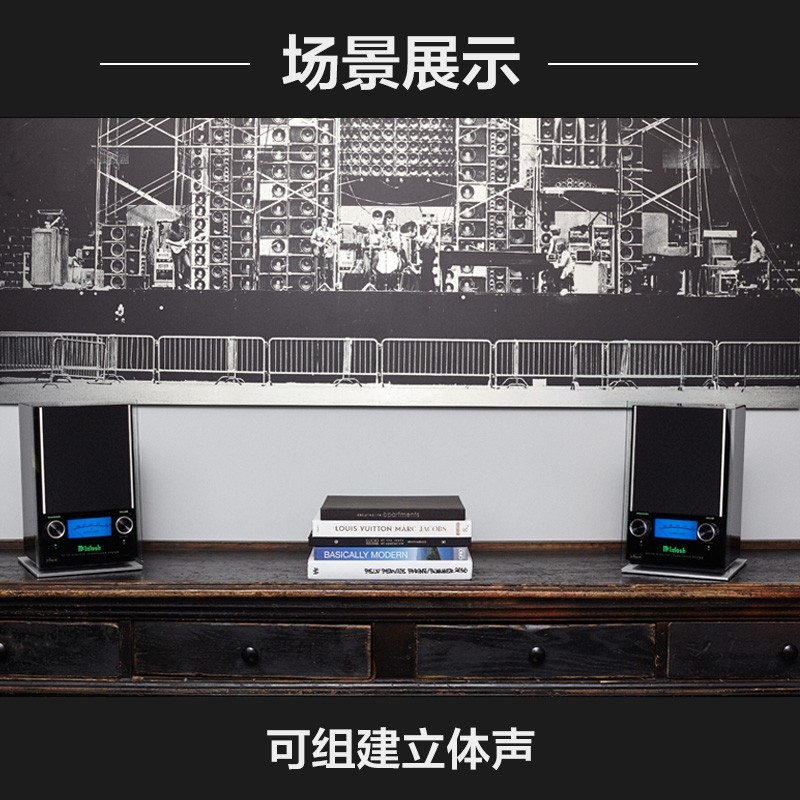 McIntosh RS100 wireless sound system hifi hi fi high-fi active speaker