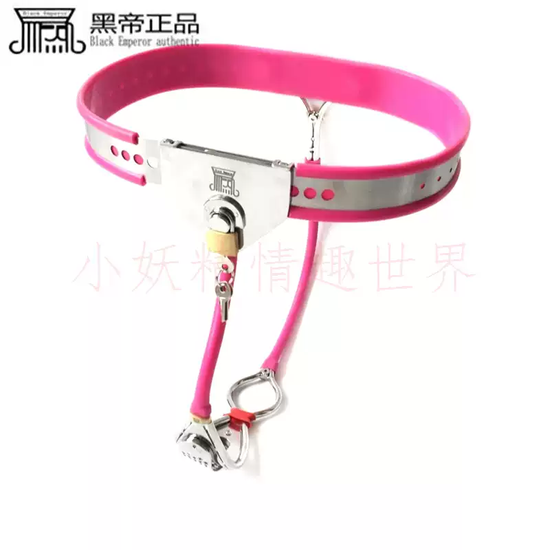 黑帝女用隐形贞操带锁长期永久下体调教防出轨自慰阴道尿道锁sm Taobao