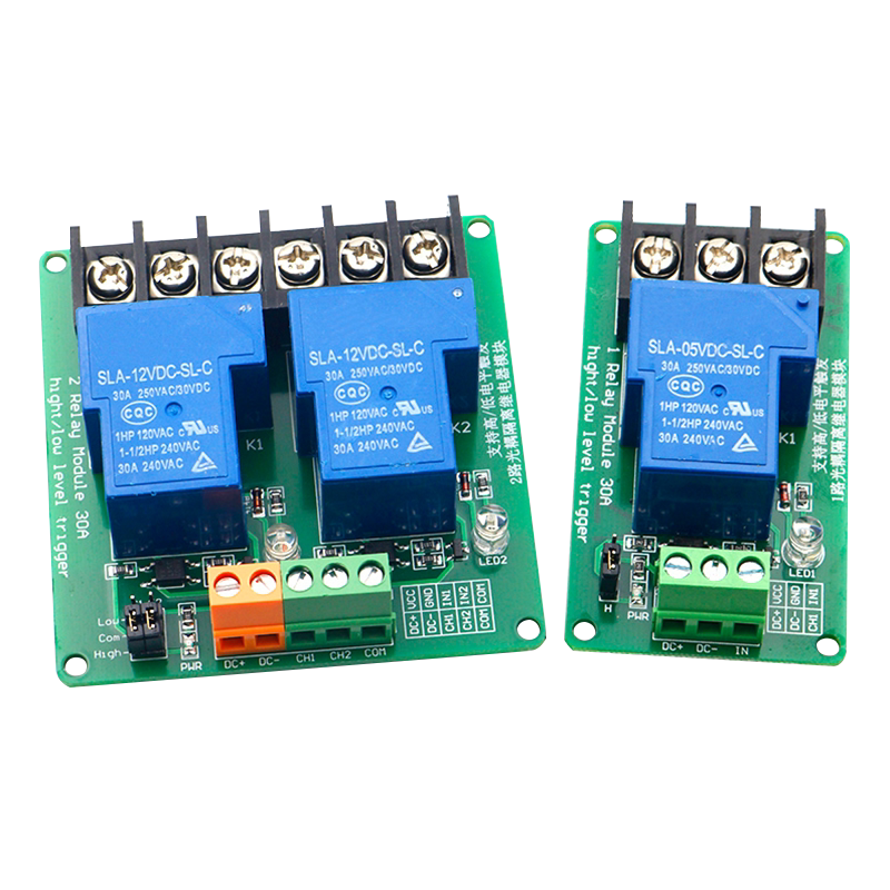 124-Channel High and Low Level Trigger Relay Module - 30A Smart Home PLC Automation Control ...