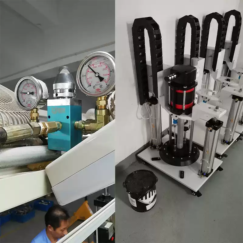 定量黃油機HP-925G雙立柱打膠泵注油機20L定量塗油機奶油閥點油