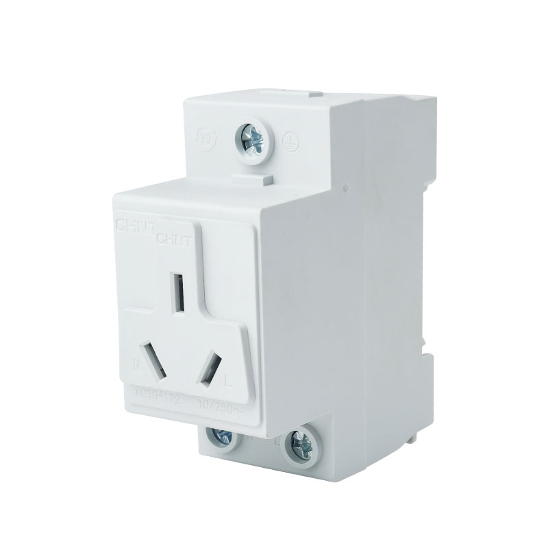 [USD 6.14] CHINT Socket Modular Rail Socket Distribution AC30-122 10A two three plug-in box ...