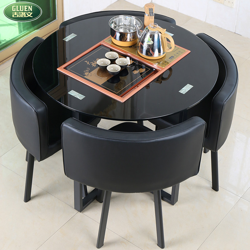 Negotiation tables and chairs coffee milk tea shop sales office ...