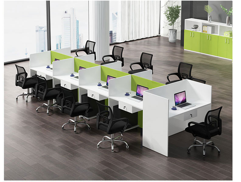 职员办公桌电销话务员卡位办公室桌椅组合客服工位员工屏风小卡座-阿里巴巴