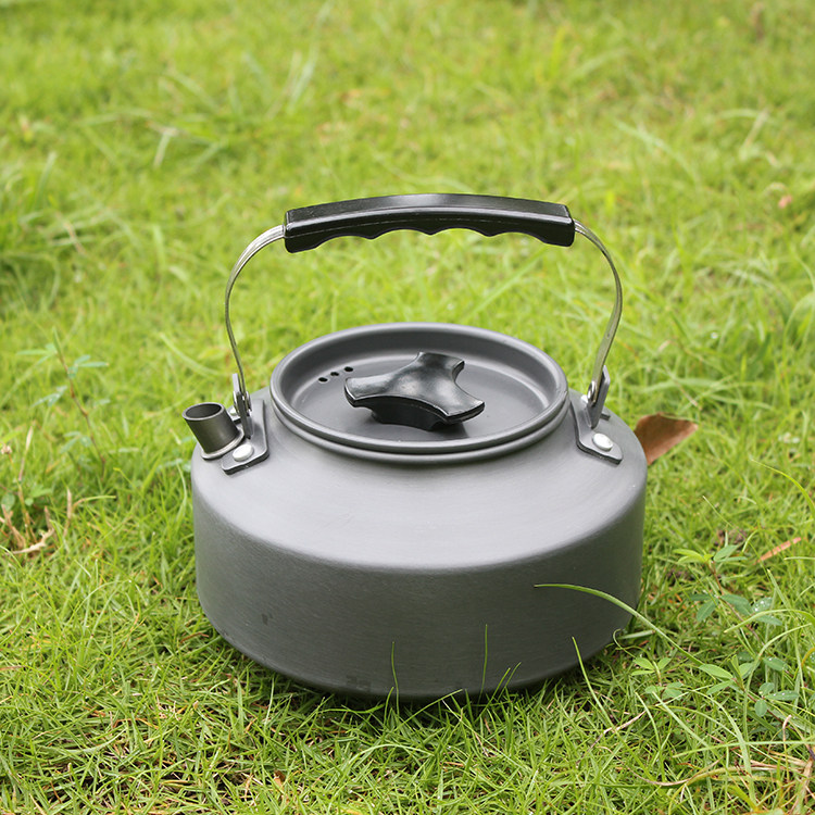 Outdoor kettle aluminum alloy wild portable kettle camping teapot make ...