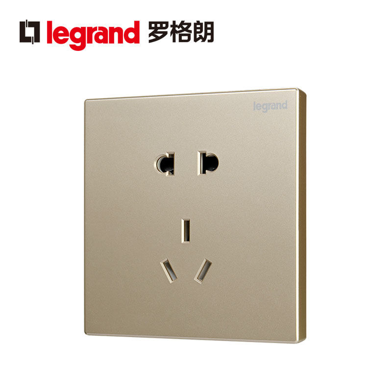 Roger Lang TCL switch socket Classic Milan Gold with USB Five-hole TV ...