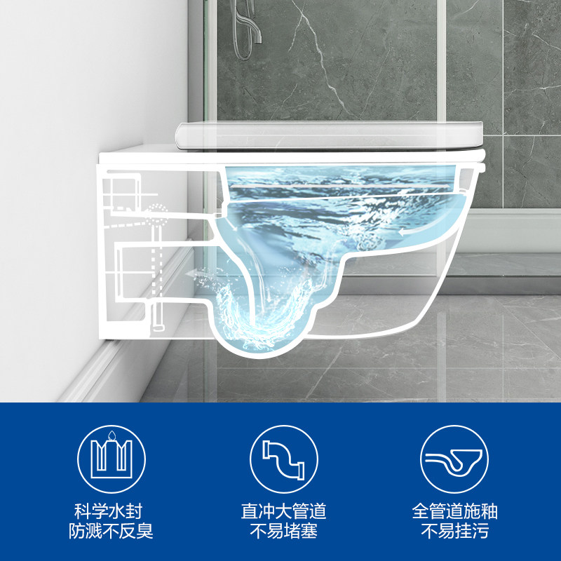 [USD 2067.31] Duravit Wall Mounted Toilet Wall Row Hanging Wall Toilet ...