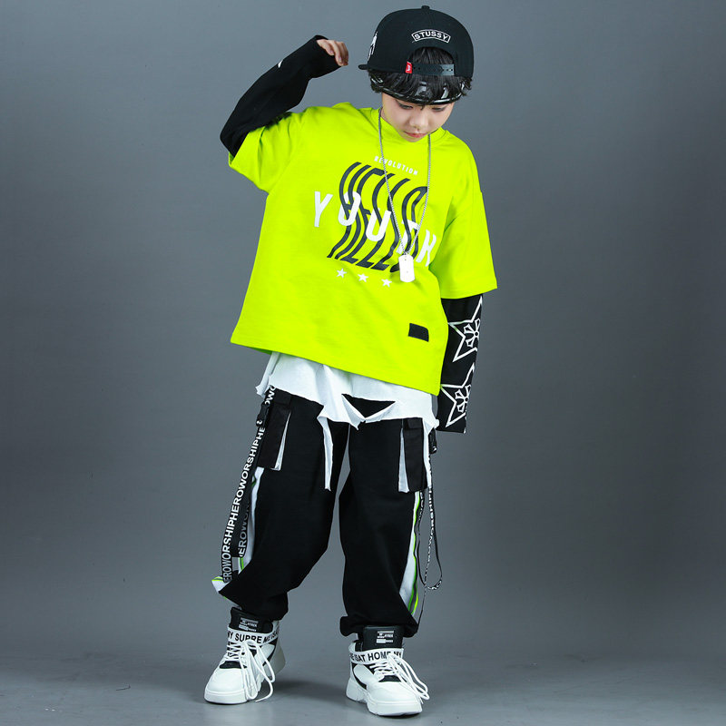 Hip-hop street dance clothing for boys and girls catwalk personality ...
