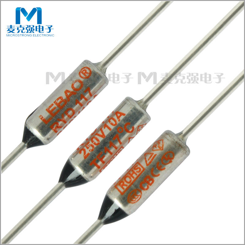LEBAO Lebao metal shell temperature fuse RYD117 10A 250V 117 degrees TF117℃
