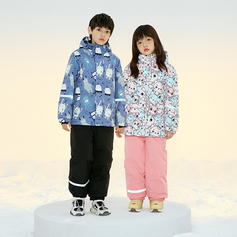 Nandn nan en boy girl ski suit: give your children a warm snow season ...