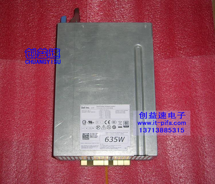 DELL原装T3600,T5600工作站电源,635W,1K45H,NVC7F,D635EF-00