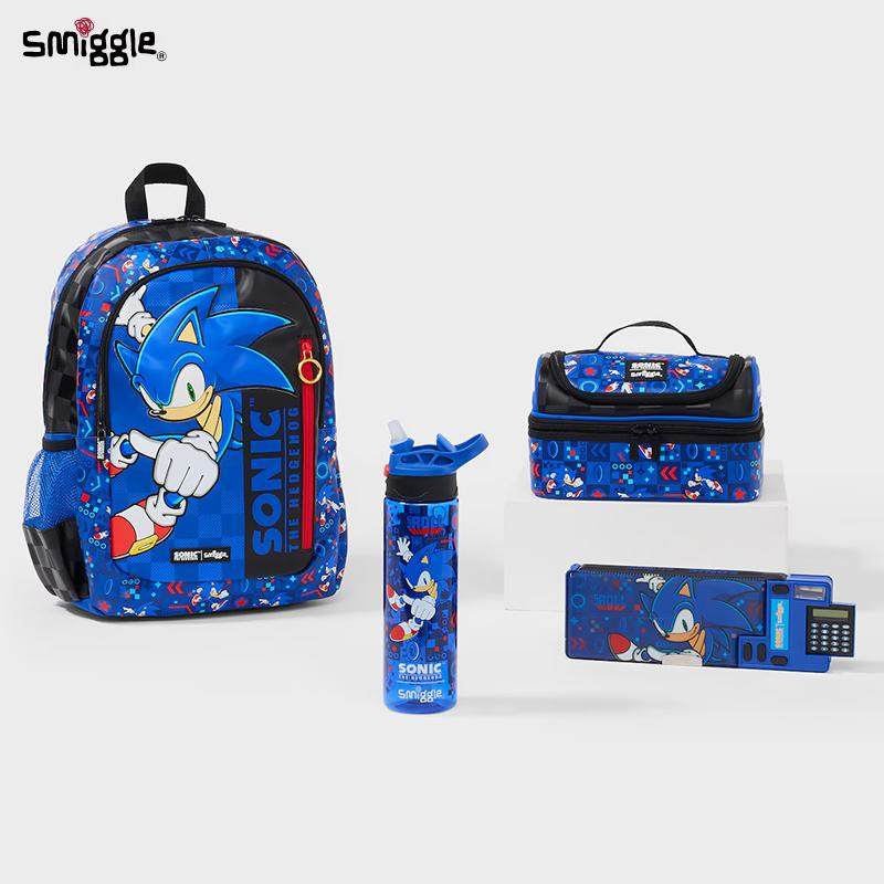 澳洲Smiggle Sonic索尼克大号卡通双肩包，孩子上学必备神器！🎒🌈-学生书包-淘宝百科网