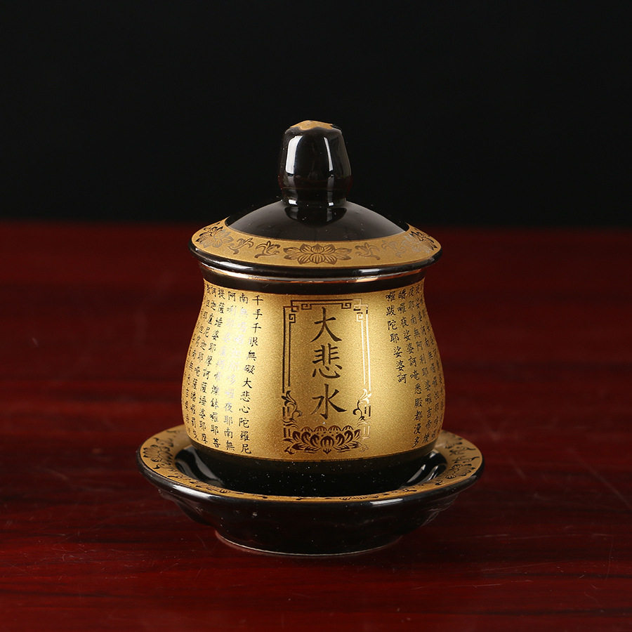 Buy Buddhist Supplies ceramic Holy Water Cup supply Cup for Buddha Cup ...