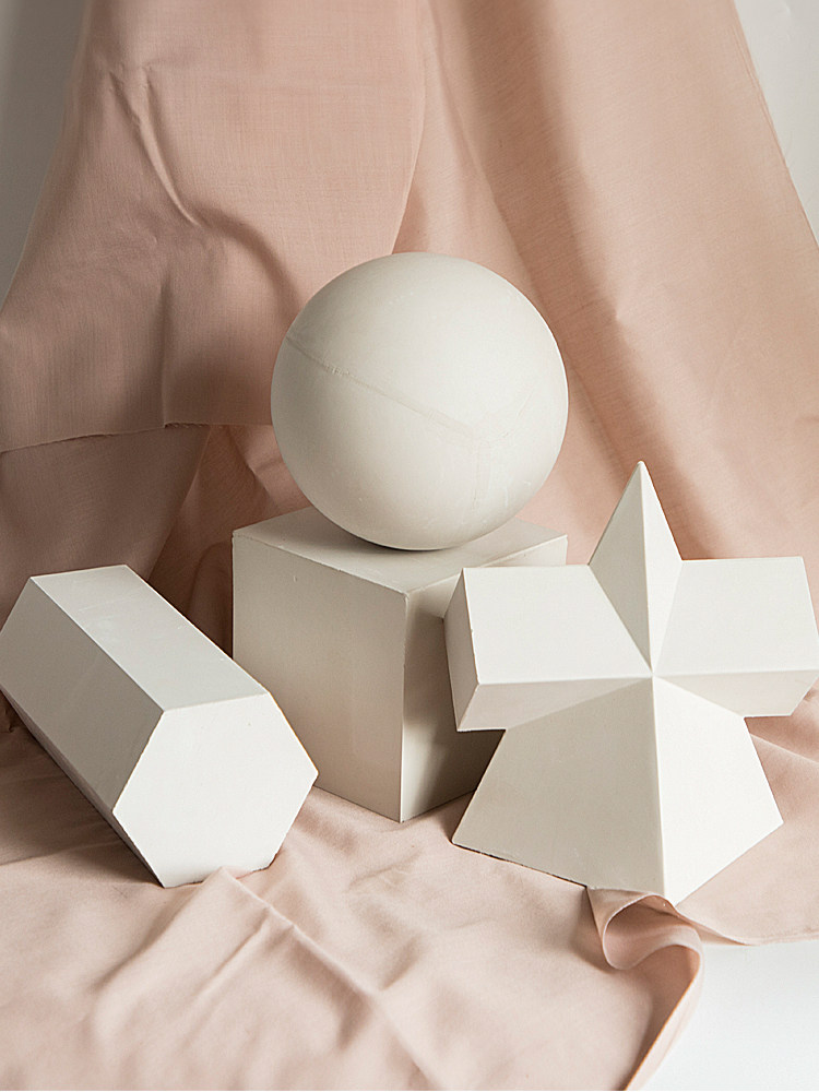 [USD 5.96] Single Gypsum Geometry 16 Large Gypsum Art Candidate ...