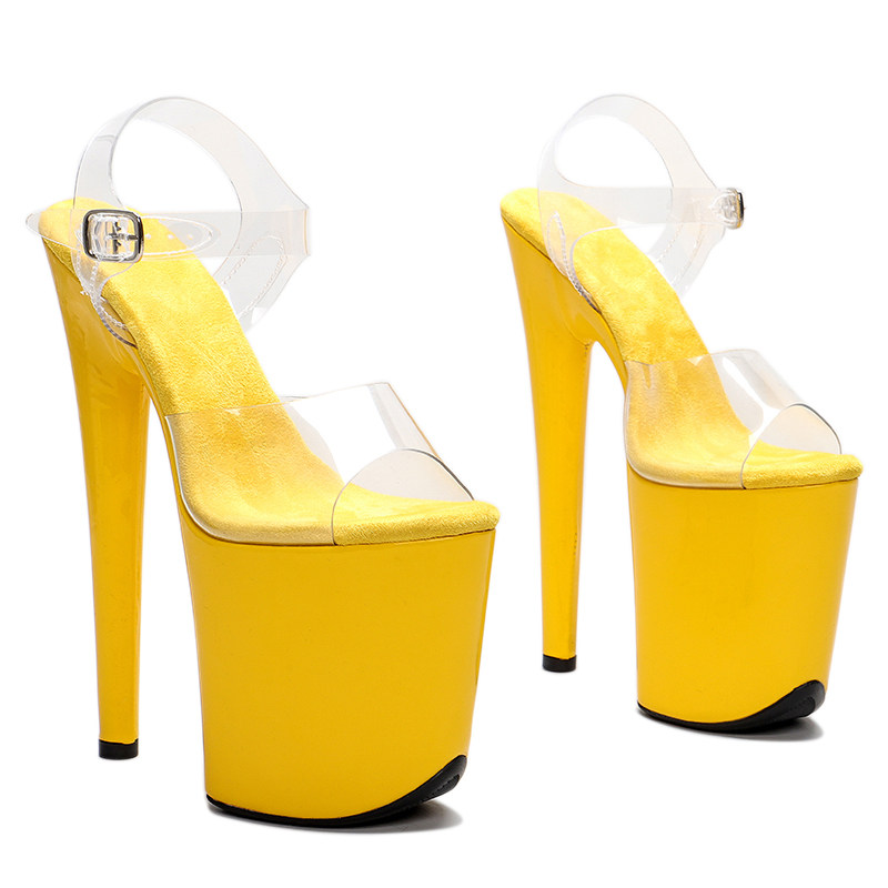 Leecabe新款高跟凉鞋：钢管舞20CM高跟舞鞋，性感欧美风引领潮流新风尚！-钢管舞鞋-淘宝百科网