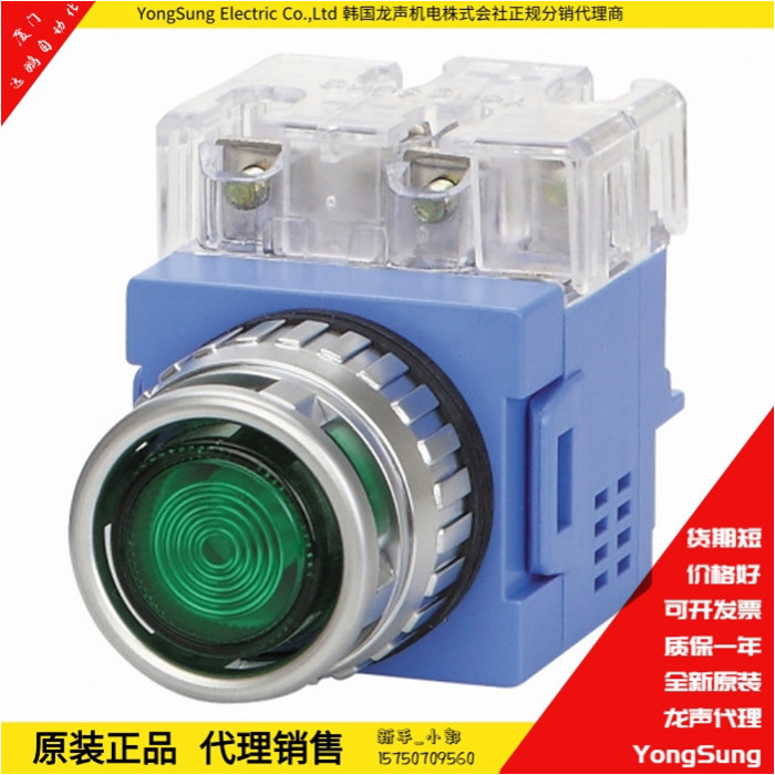 Korea yongsung dragon sound with light button YSNPBL3-DL24 YSNPBL2-DL24R original dress import