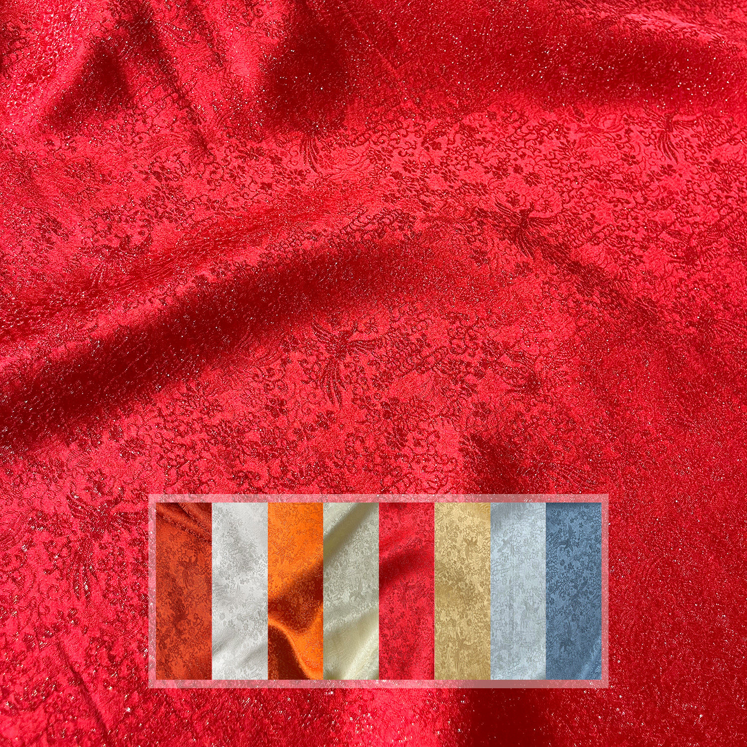 Jintong xiaofenghuang silk jacquard fabric, good news for han ...
