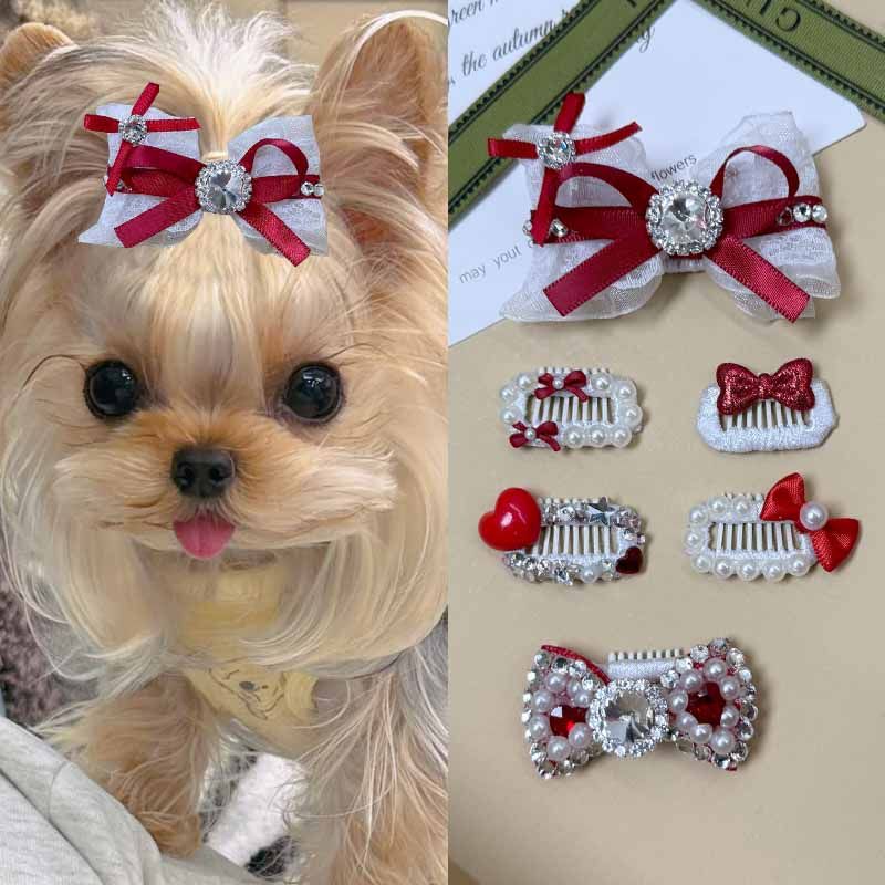 Pet new year handmade hairpins 🐶 | Handmade design, multiple sizes to ...