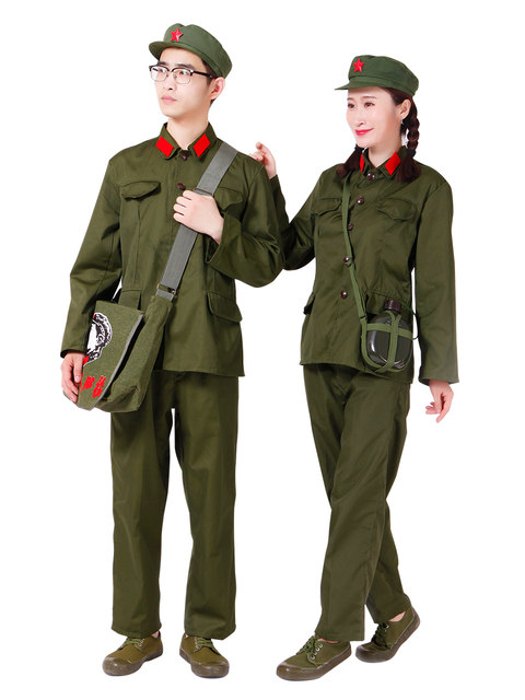 65 style old military uniform polyester card old fashioned yeliang ...