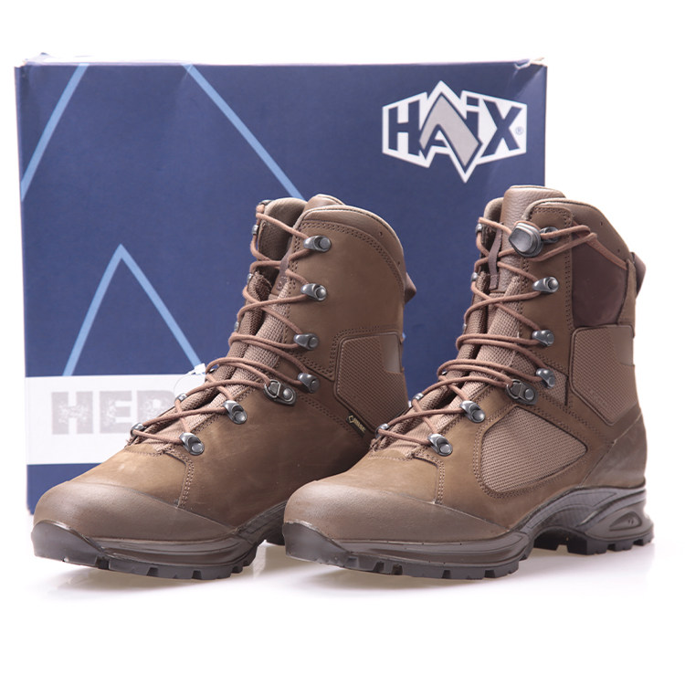 [USD 381.07] French-propelled military version of HAIX brown all-season combat boots outdoors ...