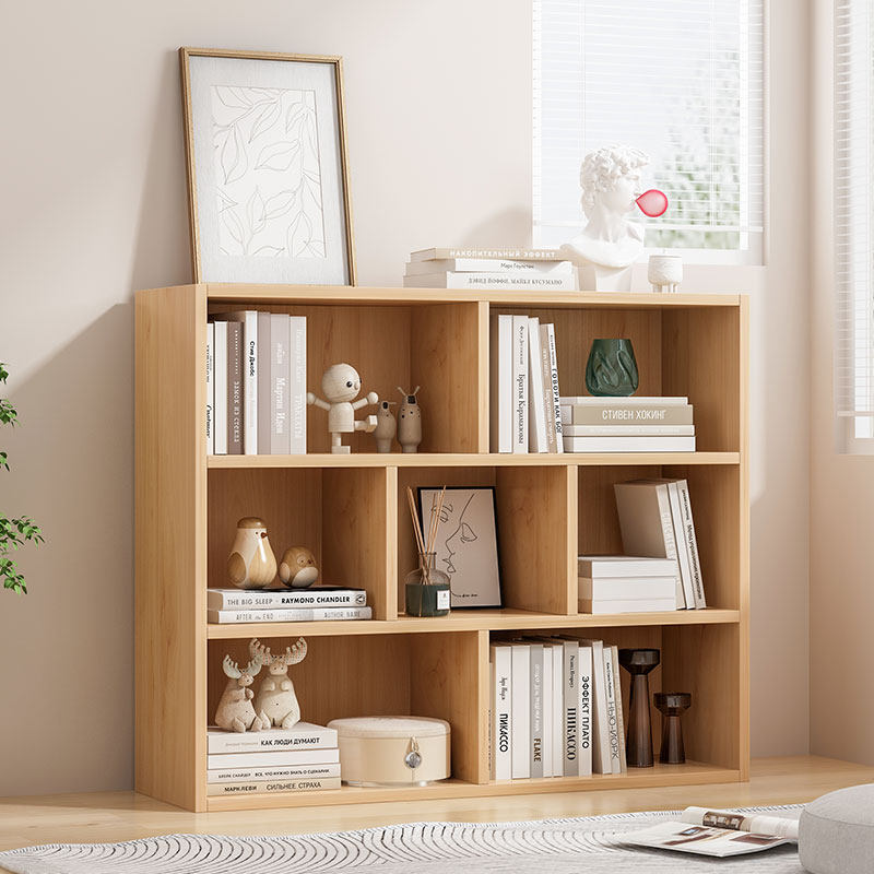 Simple bookshelf storage shelf, simple bookcase, floor-to-ceiling table ...