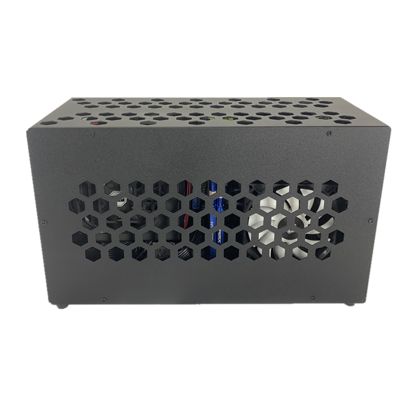 D1FX metal mini ITX computer case SFX power metal gaming small case ...